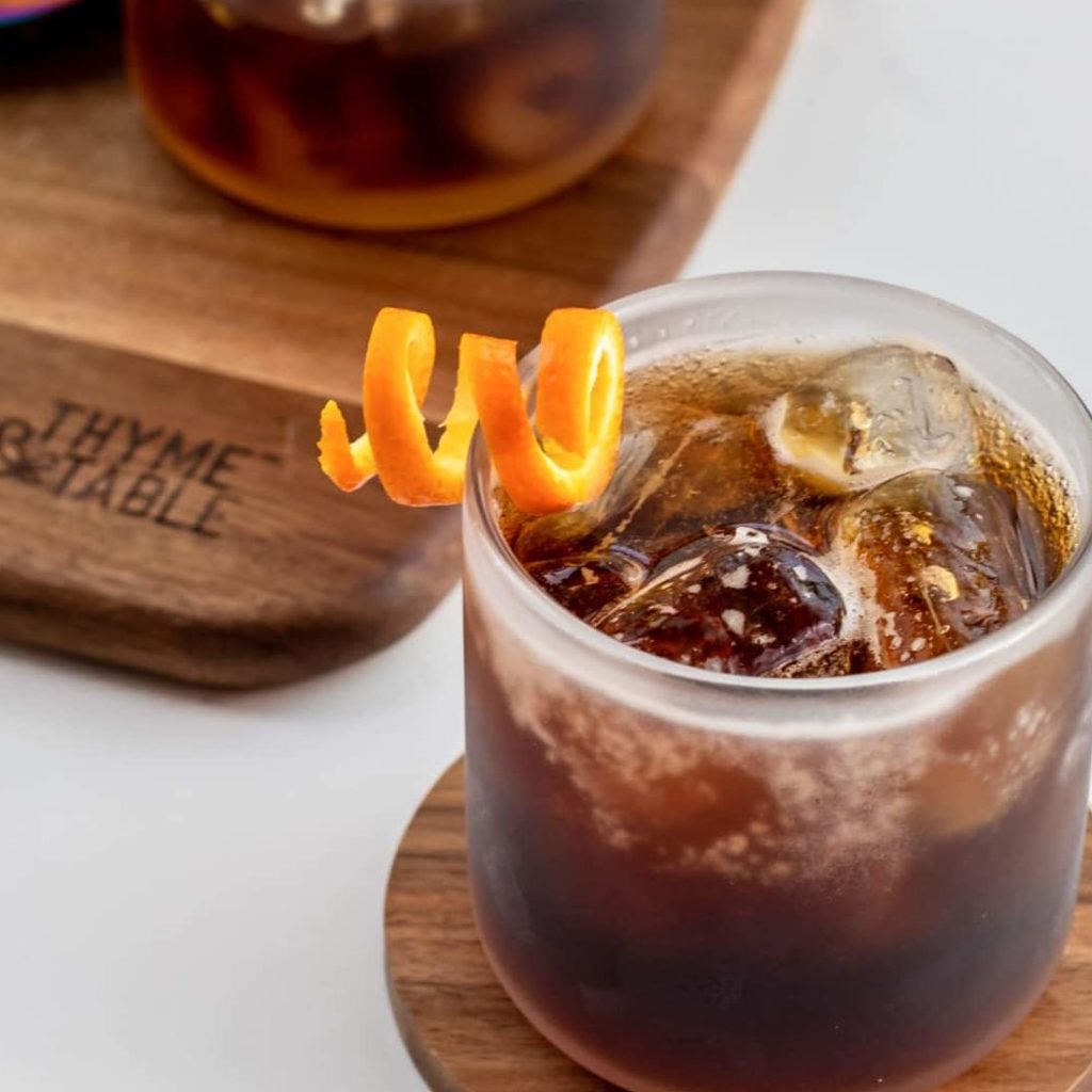 Orange Cold Brew Cocktail | Thyme & Table